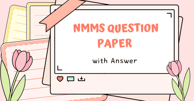 📝 NMMS Question Paper With Answer – Download Free PDF & Practice For ...