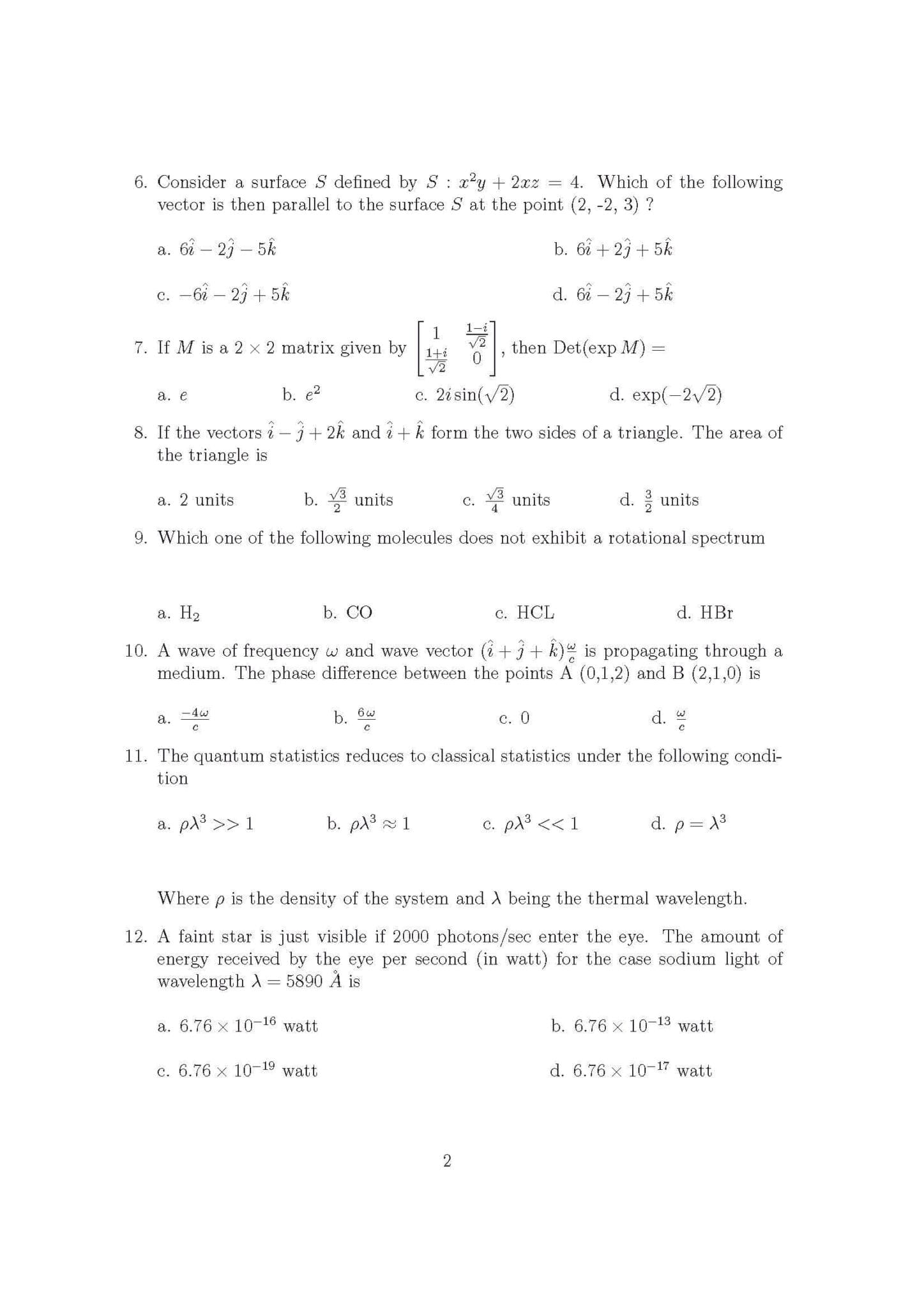 Download MSc Previous Year Question Papers PDF | Free Study Resource