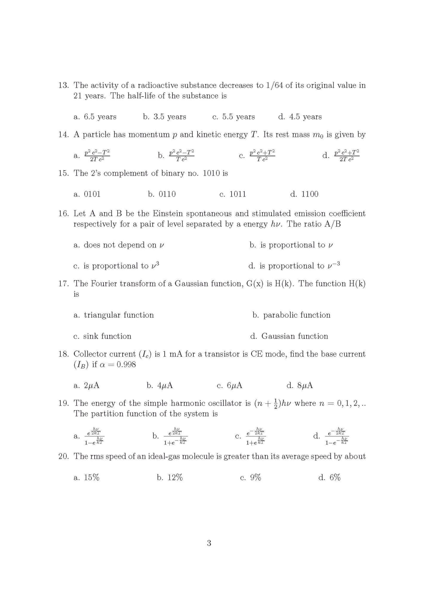 Download MSc Previous Year Question Papers PDF | Free Study Resource