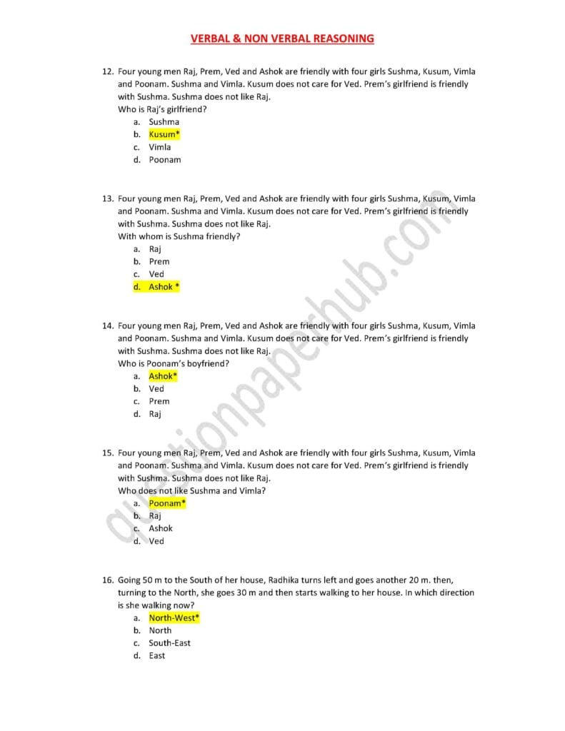 📘150+Reasoning Questions With Answers PDF Free Download | Question ...