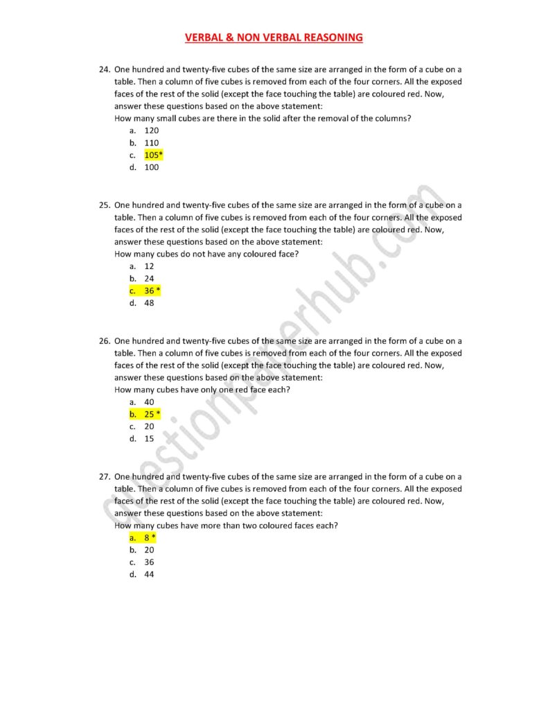 📘150+Reasoning Questions With Answers PDF Free Download | Question ...