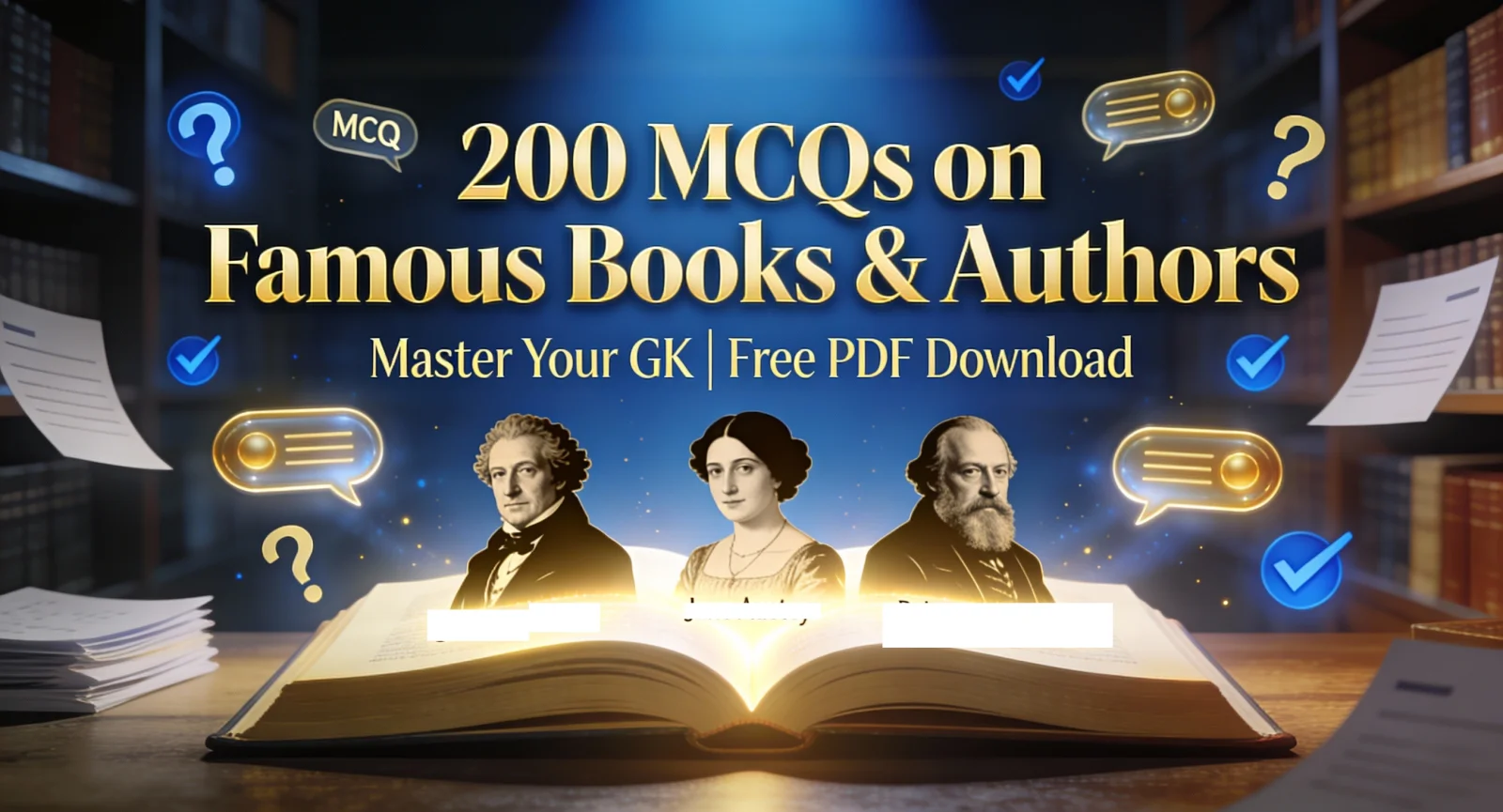 Famous Book And Author: 200 Must-Solve MCQs With Answers | Question ...